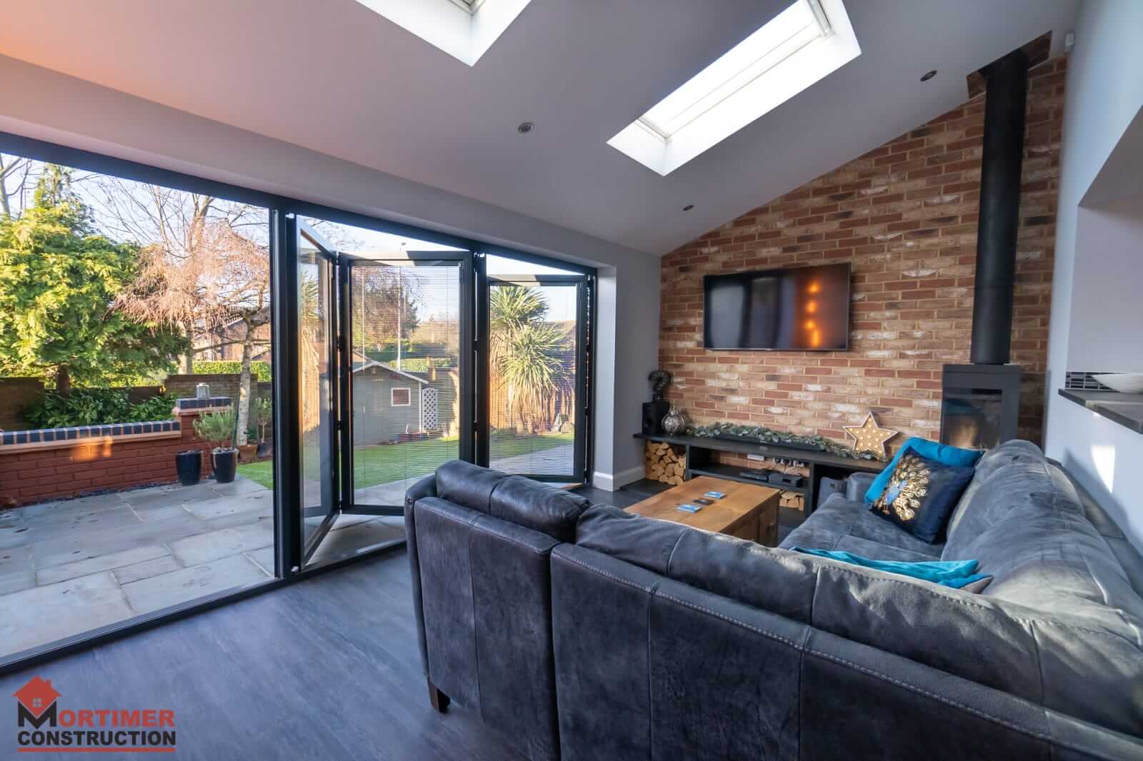 Rear Extension Bi-Fold Door Installation, Barton Hills - Case Study