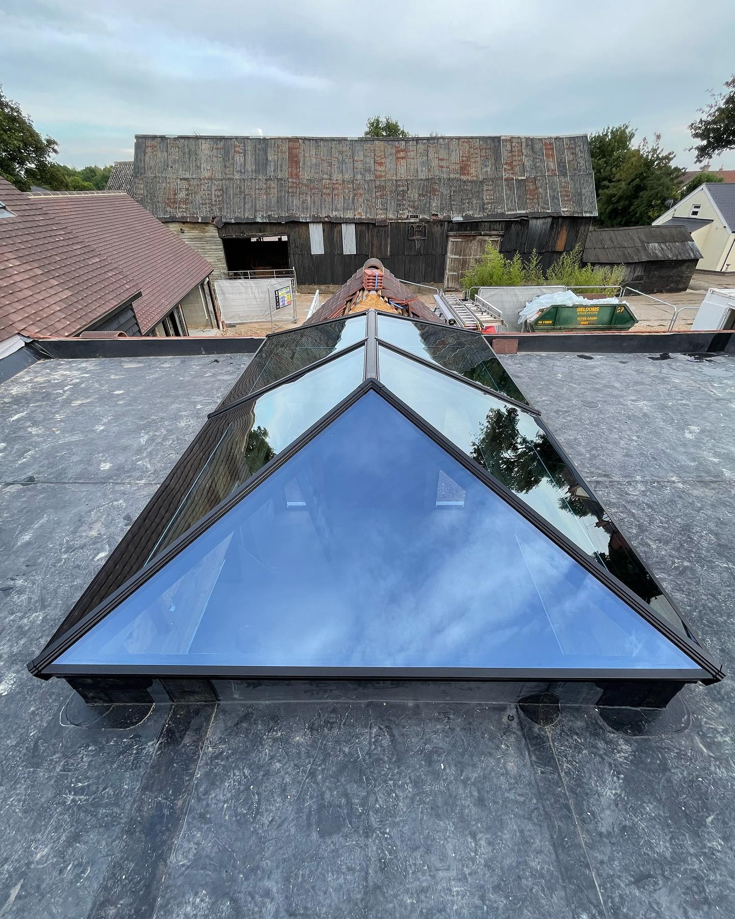 Aluminium Lantern Roof Installation - CS Windows